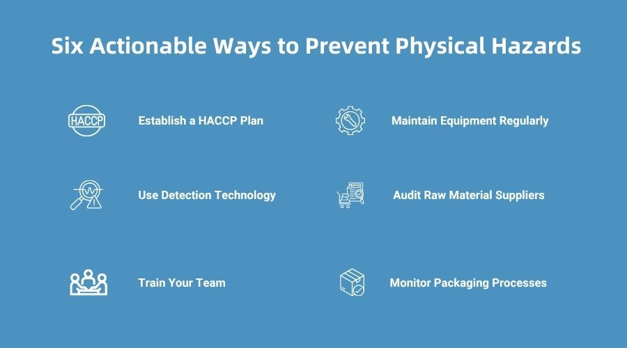 How can you prevent physical hazards? | Easyweigh